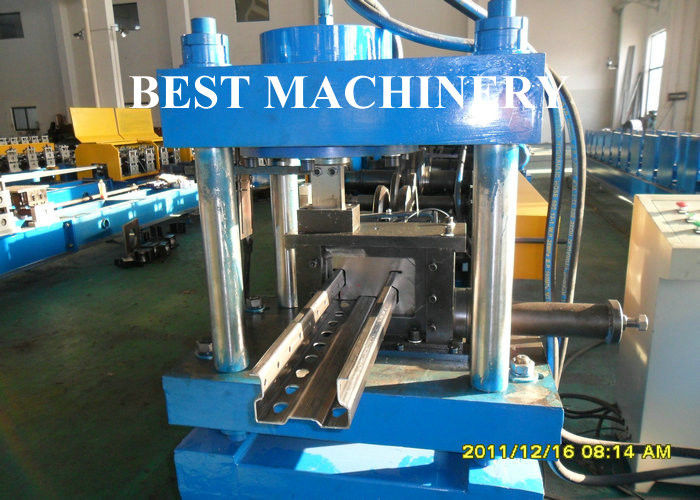 Upright Shelf Frame Storage Rack Roll Forming Machine Profile Type