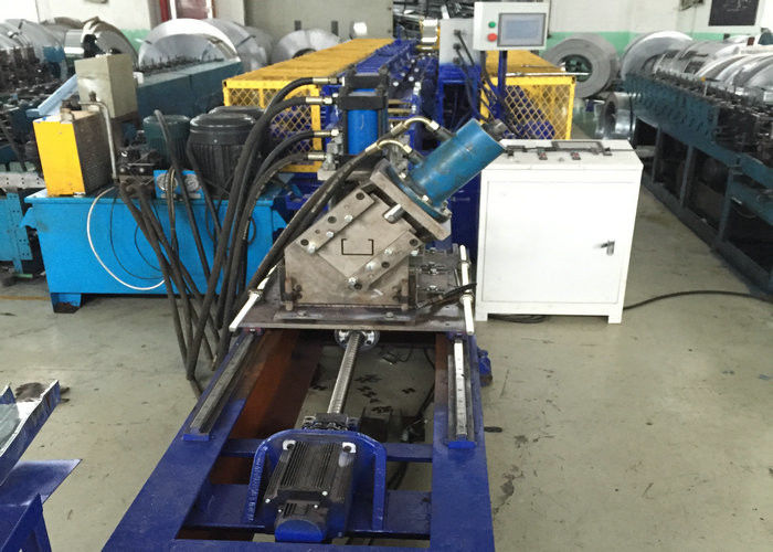 Stud And Track Roll Forming Machine HIgh Speed Steel GI Omega Furring ...