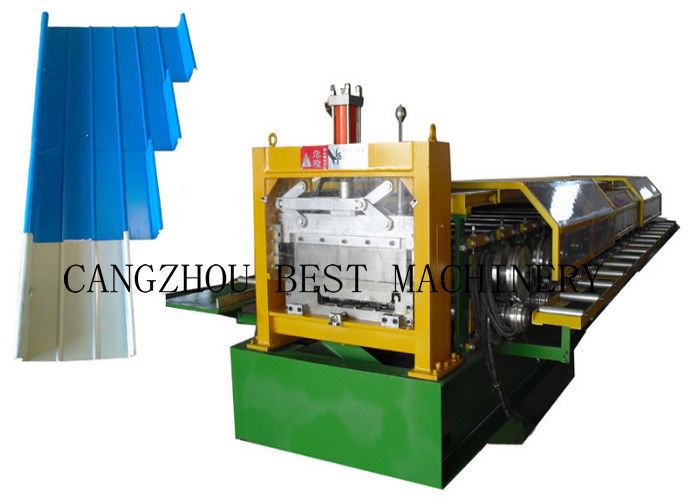 Portable Metal Roofing Sheet Roll Forming Machine , Standing Seam Roof Panel Machine