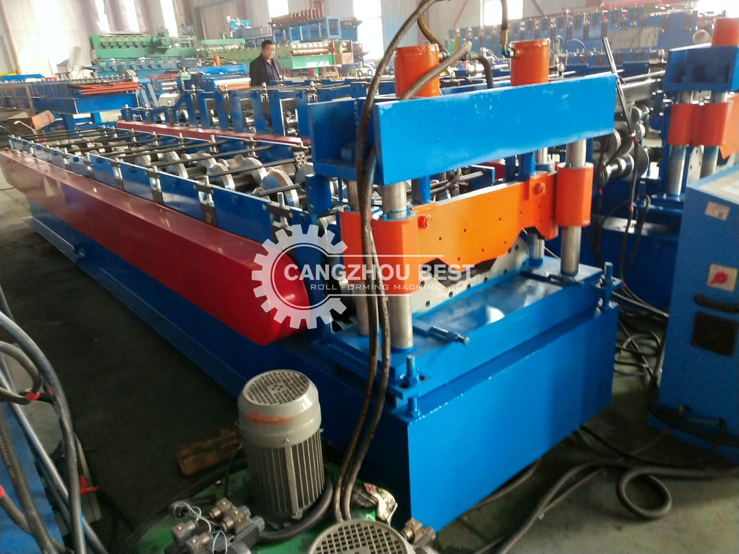 914-610 Type Long Span Curving Roof Panel Roll Forming Machine PLC ...