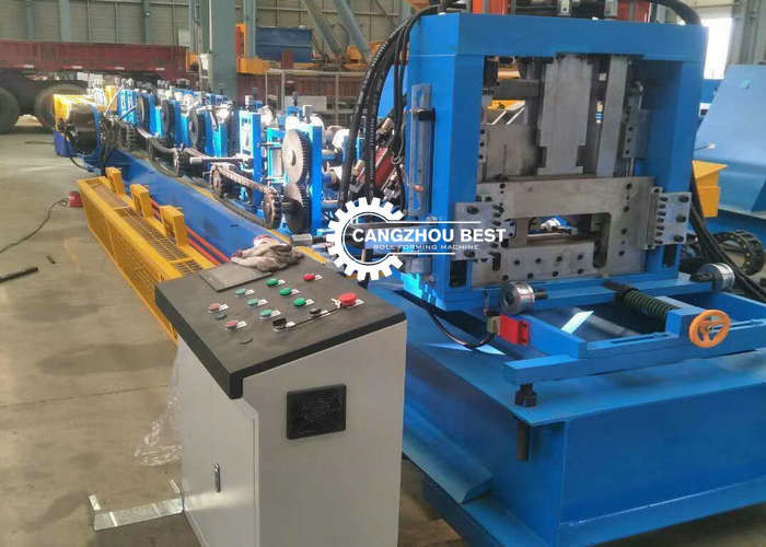 Automatic Cold Steel Strip Profile Cz Purlin Roll Forming Machine For Roof Truss