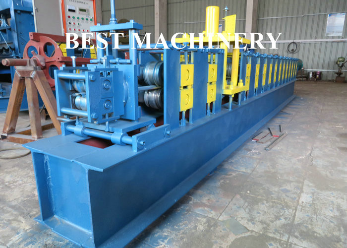 Galvanized Cold Steel Slat Rolling Shutter Door Roll Forming Machine ...