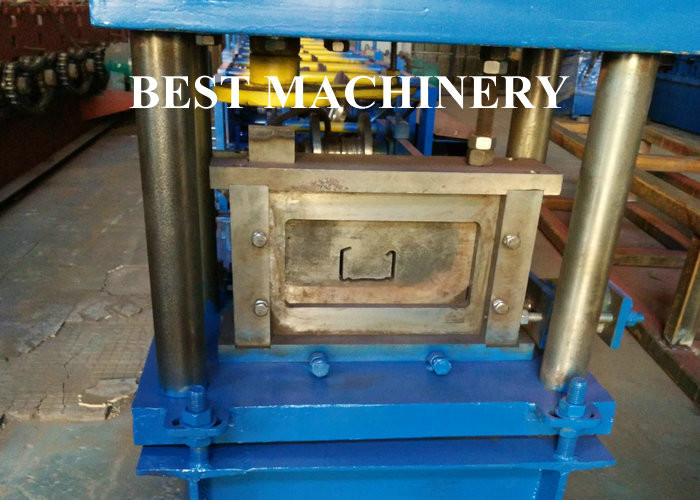 Box Beam Upright Roll Forming Machine Warehouse with Pressing Combine ...