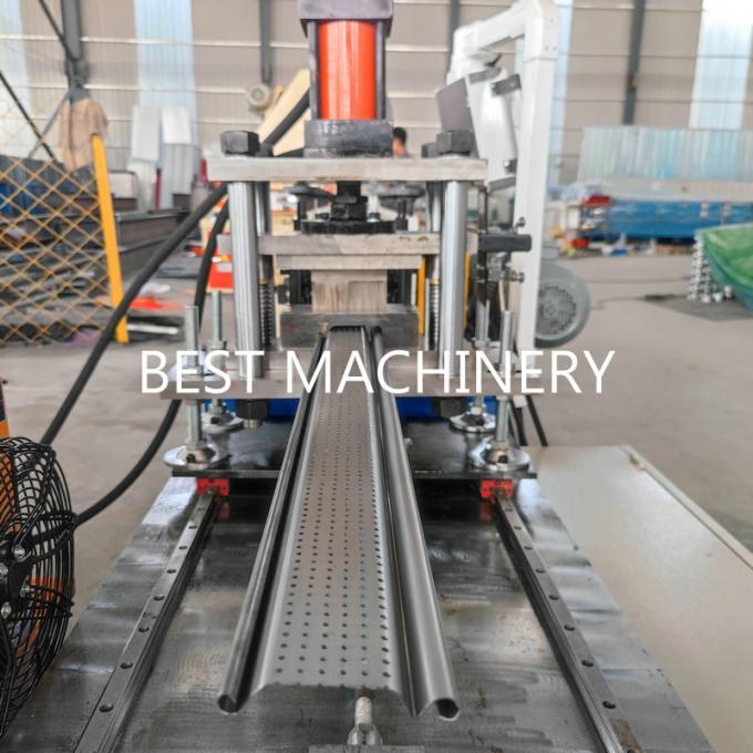 Galvanized Steel Profile 380v50hz Roller Shutter Slat Machine Chain Driven